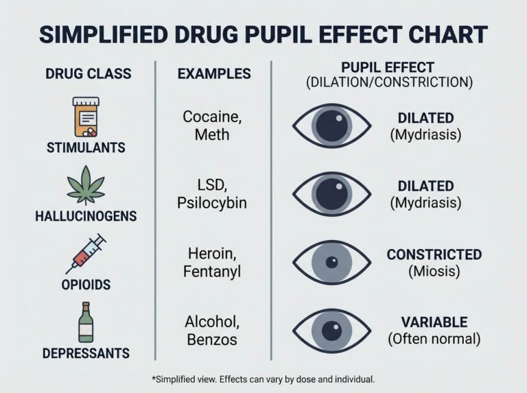High Eyes - Effects of Drugs on Eye Changes - Still Detox